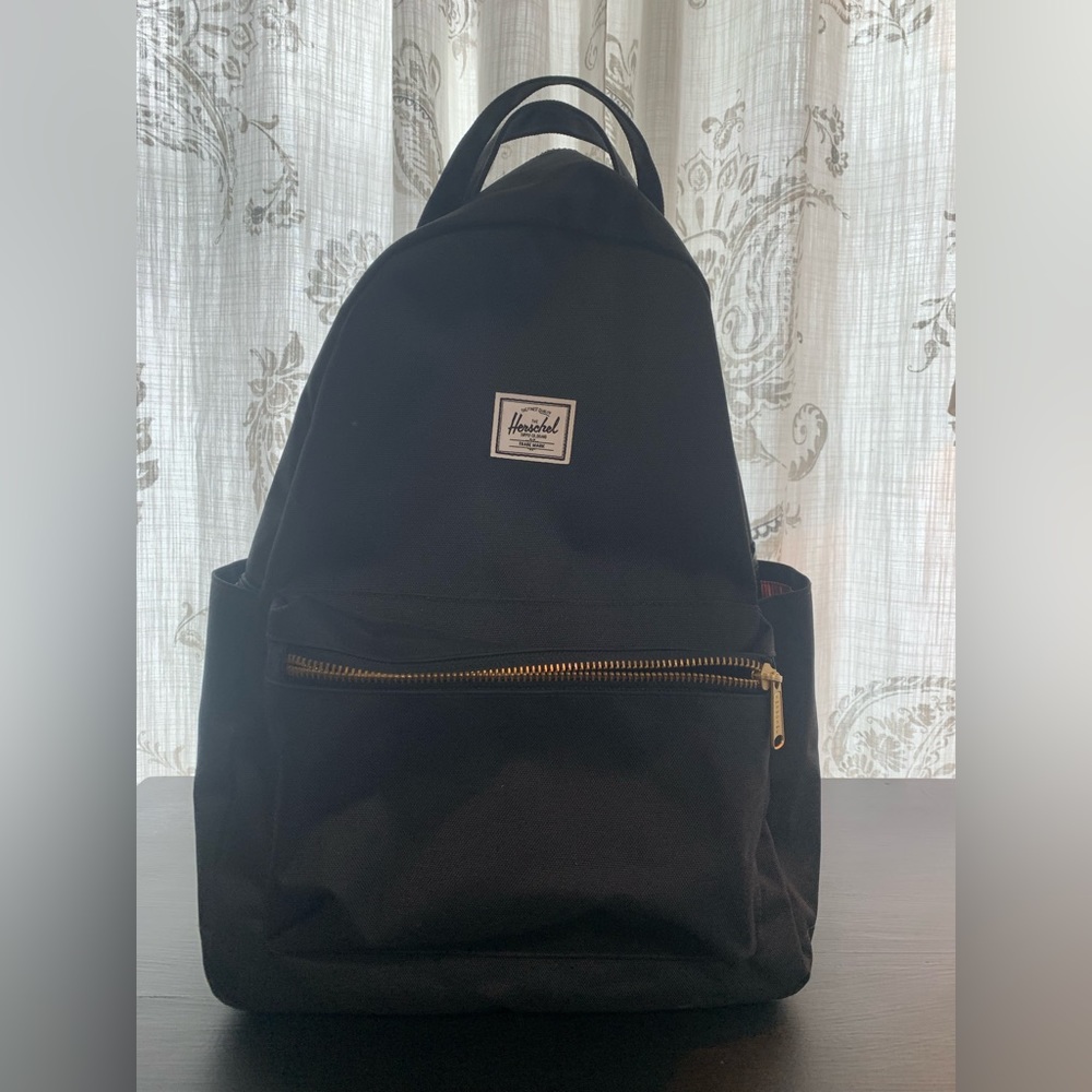 Herschel Black Backpack, Medium Size, Excellent Condi… - Gem